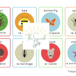 Animals and Their Sounds in Spanish Poster - The Spanish Light