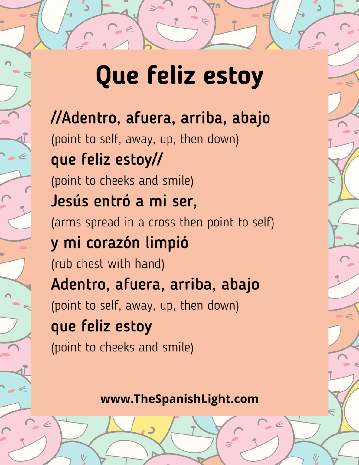 5 Fun Spanish Christian Finger Plays - The Spanish Light